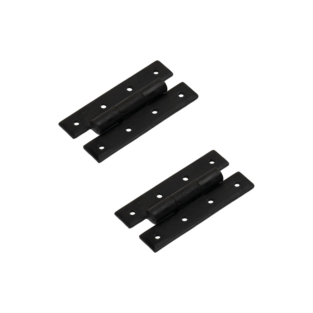 H Hinges Black | Hand Forged Ironmongery