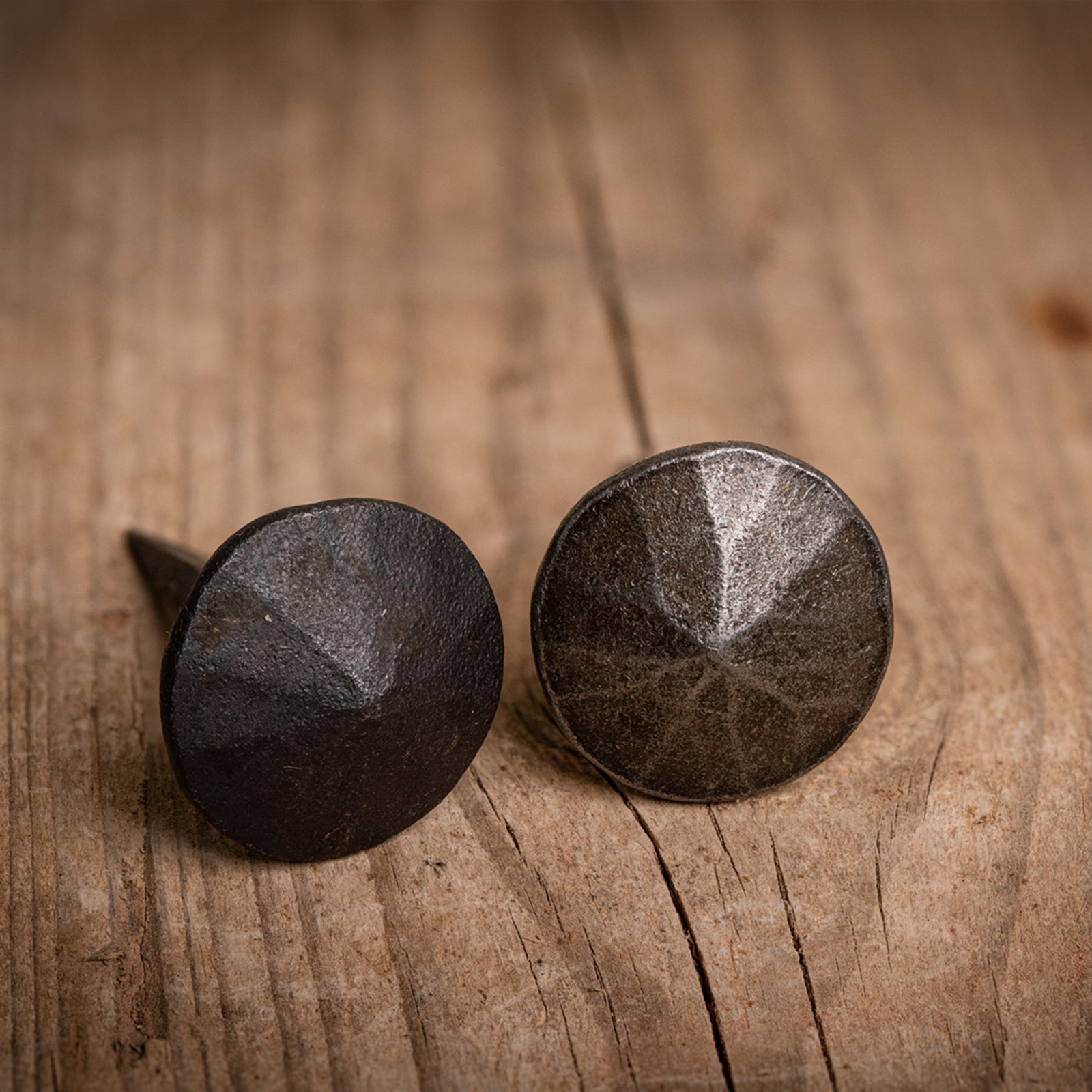 Hand Forged Large Round Head Nail | Door Furniture