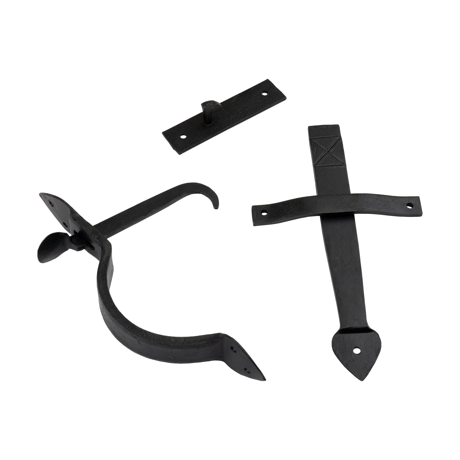 Heavy Gothic Latch | Black Beeswax | Suffolk Latch | Door Furniture