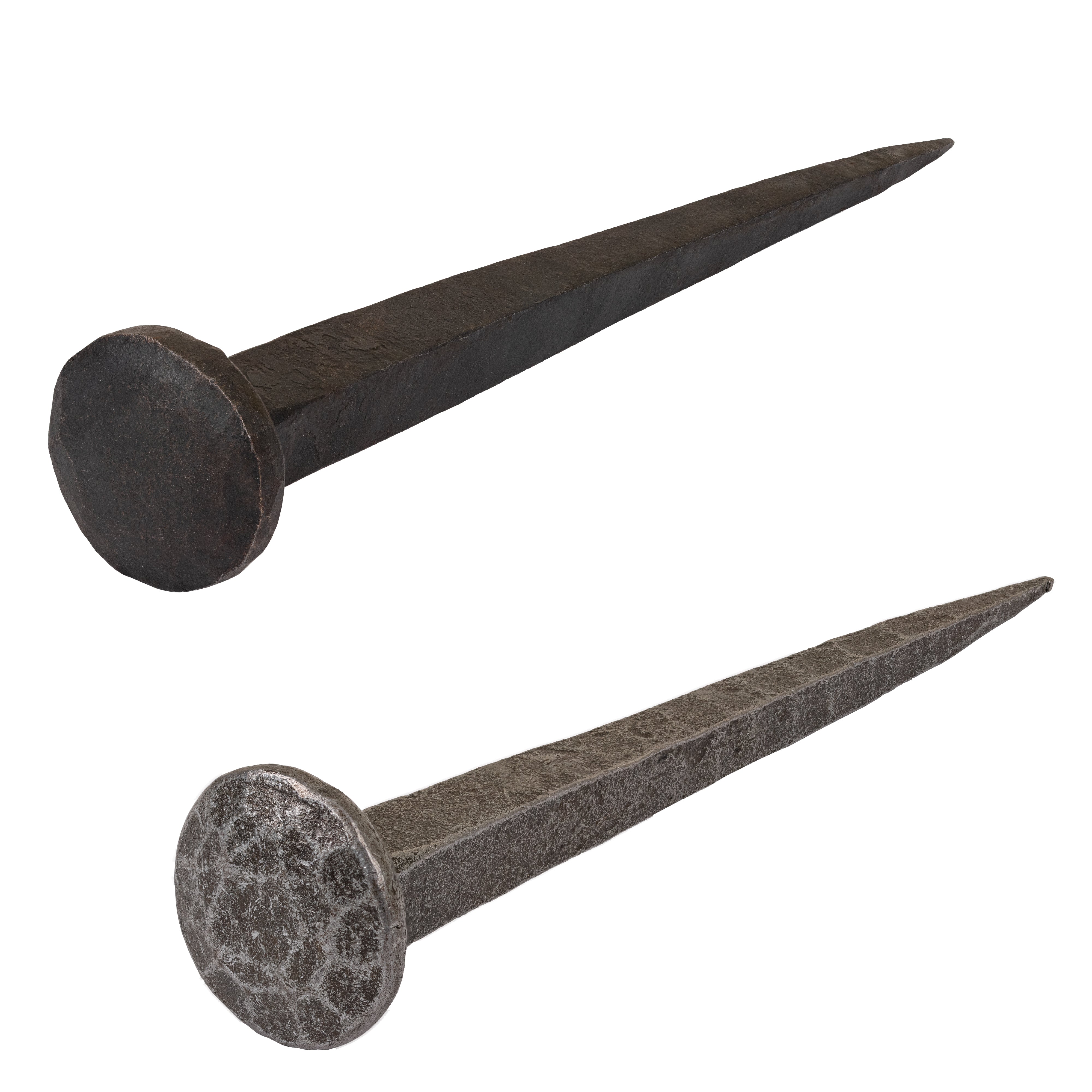 Hand Forged Round Head Nail 200mm | Extra Large Nail
