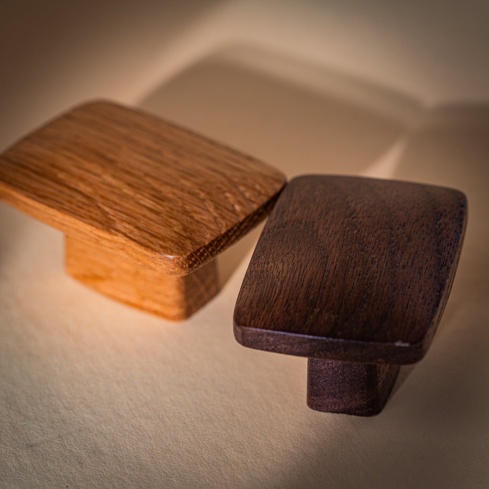 Wooden Quattro Mini Cabinet Knob | Suffolk Latch Company