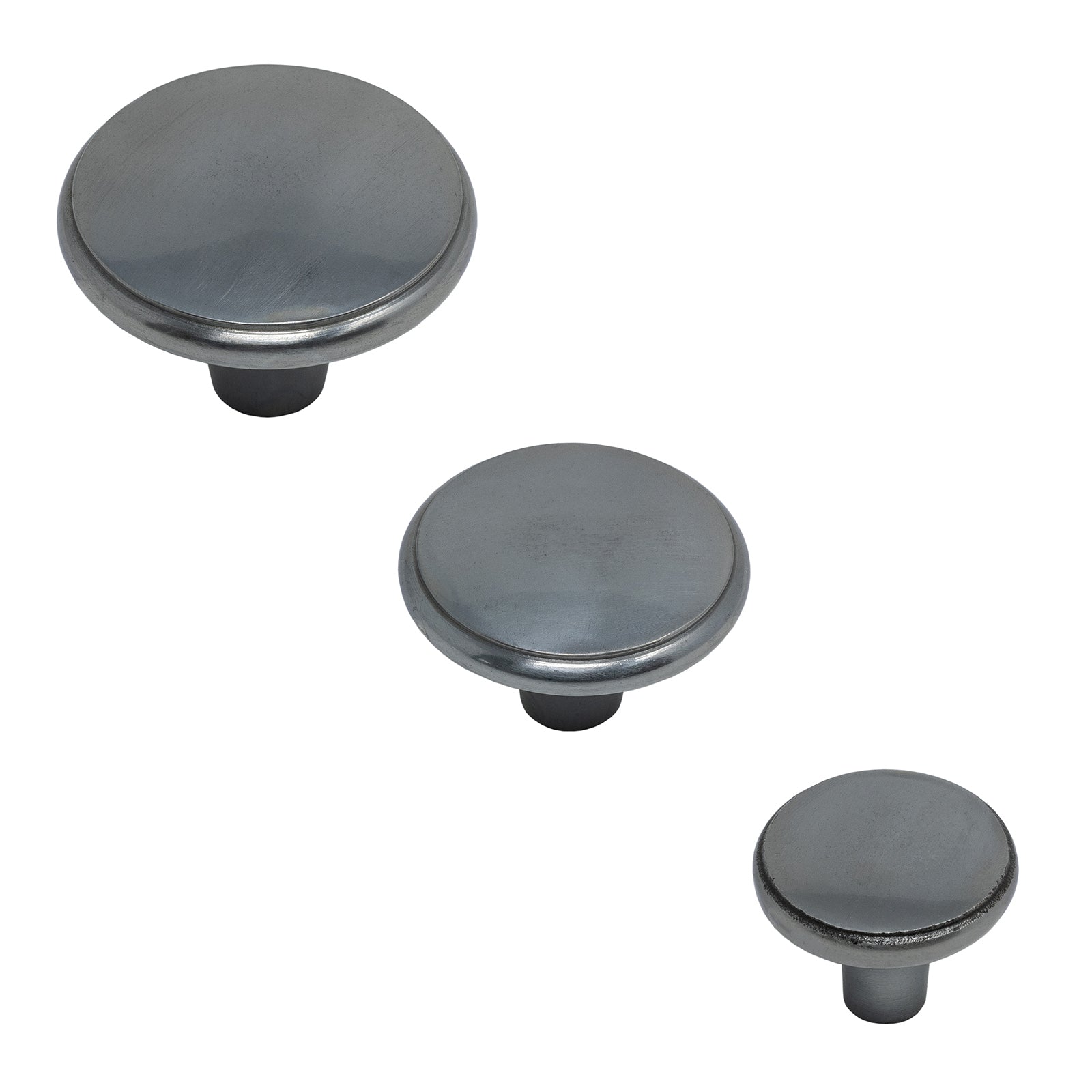 Cast Iron Button Cabinet Knobs | Kitchen Cupboard Knobs