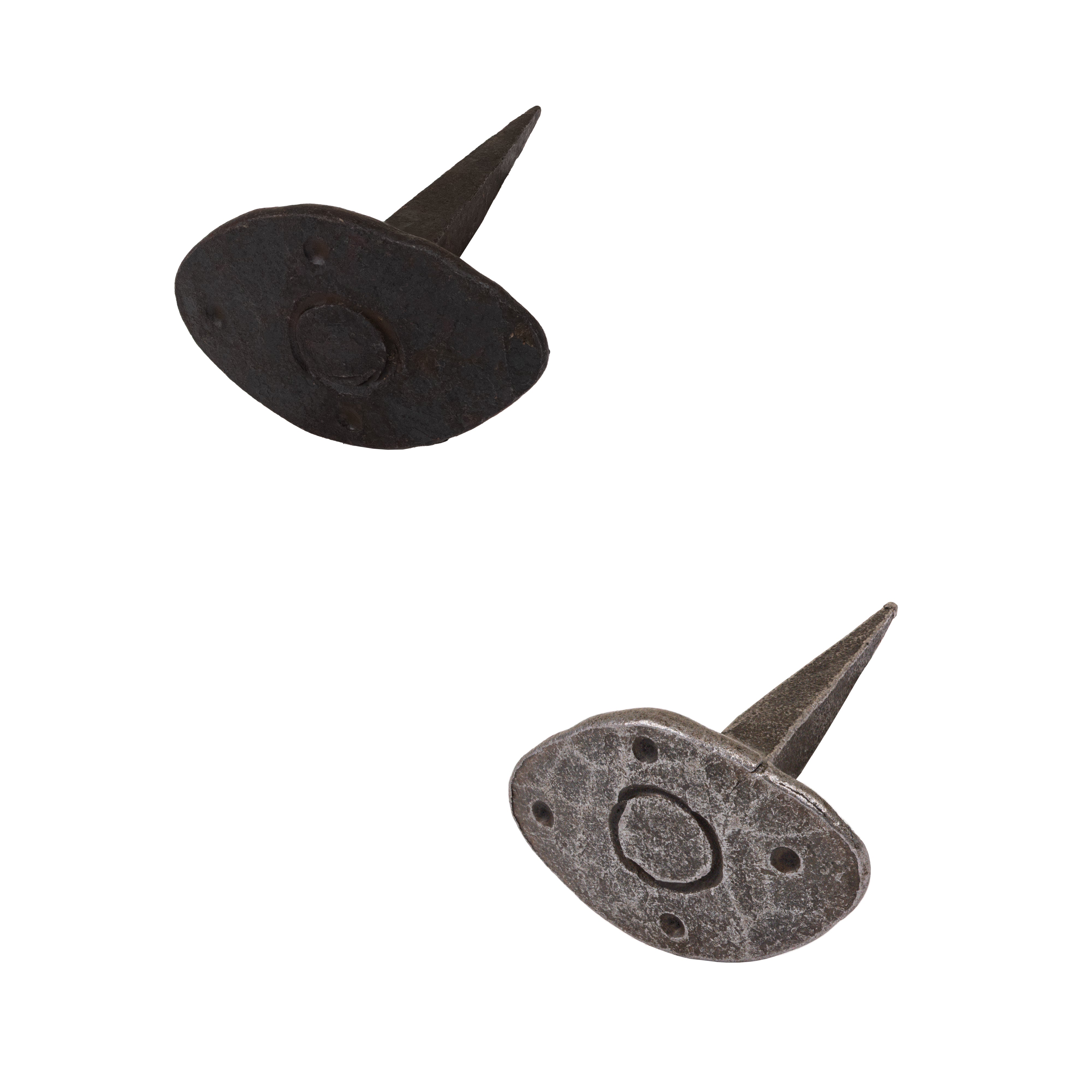 Hand Forged Shield Door Stud | Traditional Ironmongery