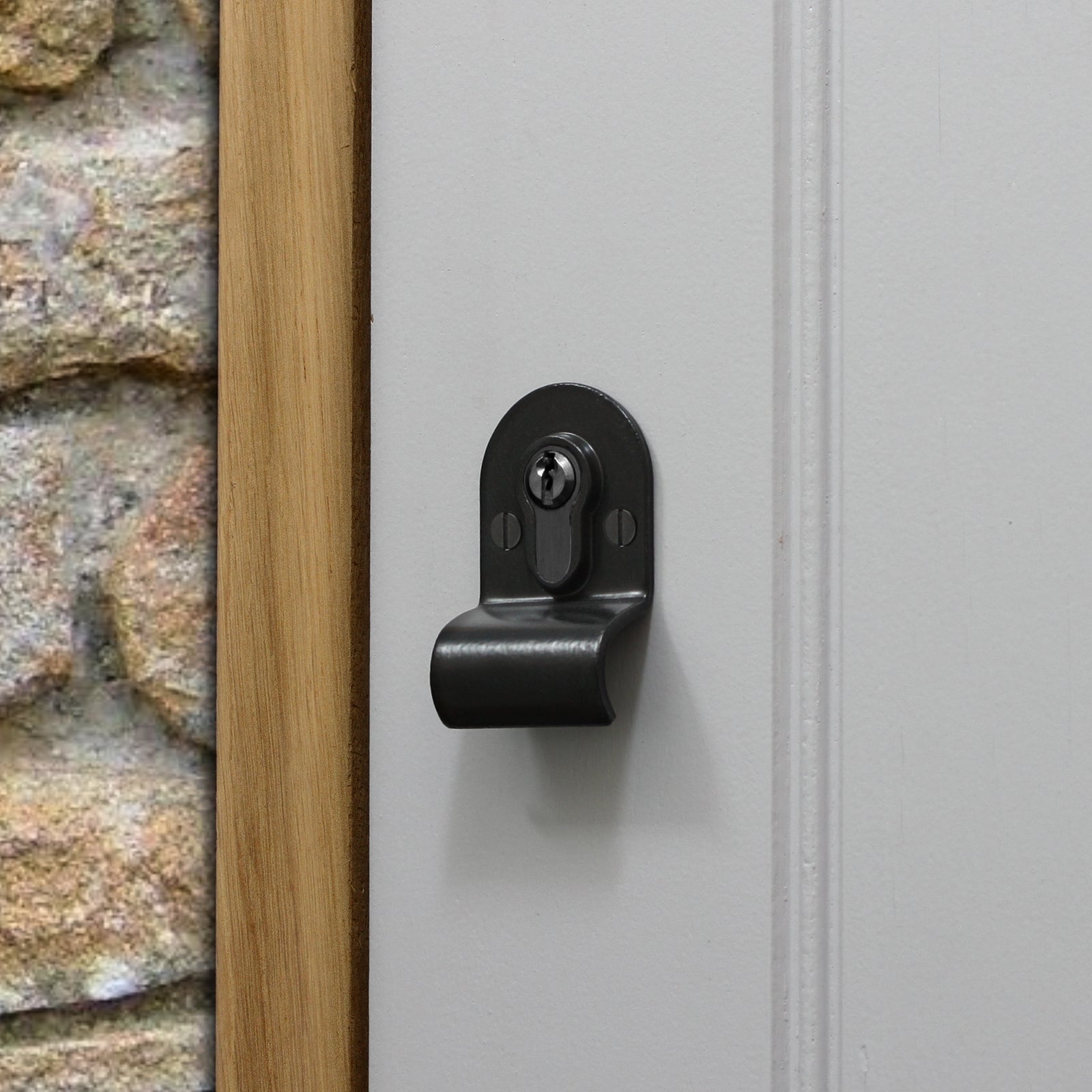Cylinder Latch Pulls with Armor-Coat | Front Door Night Latch Pulls