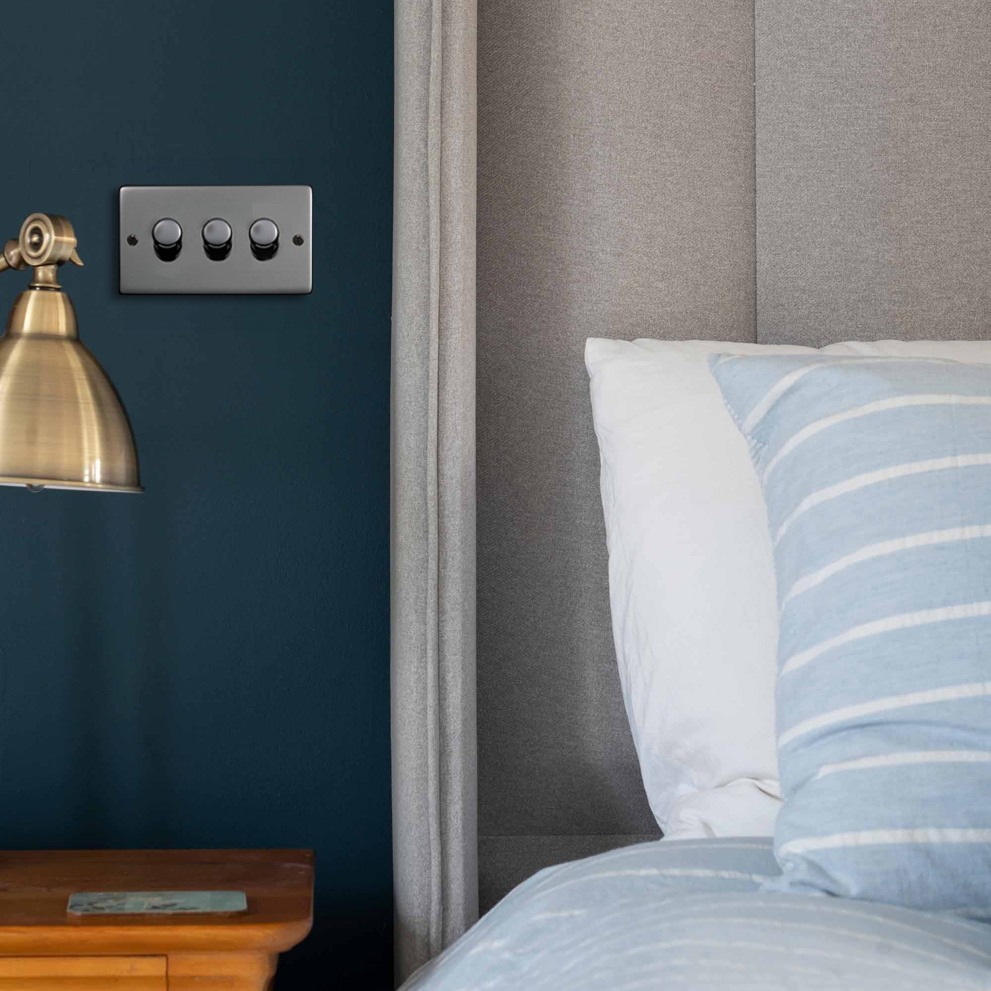 Triple LED Dimmer Switch | 3 Finishes | Suffolk Latch Company