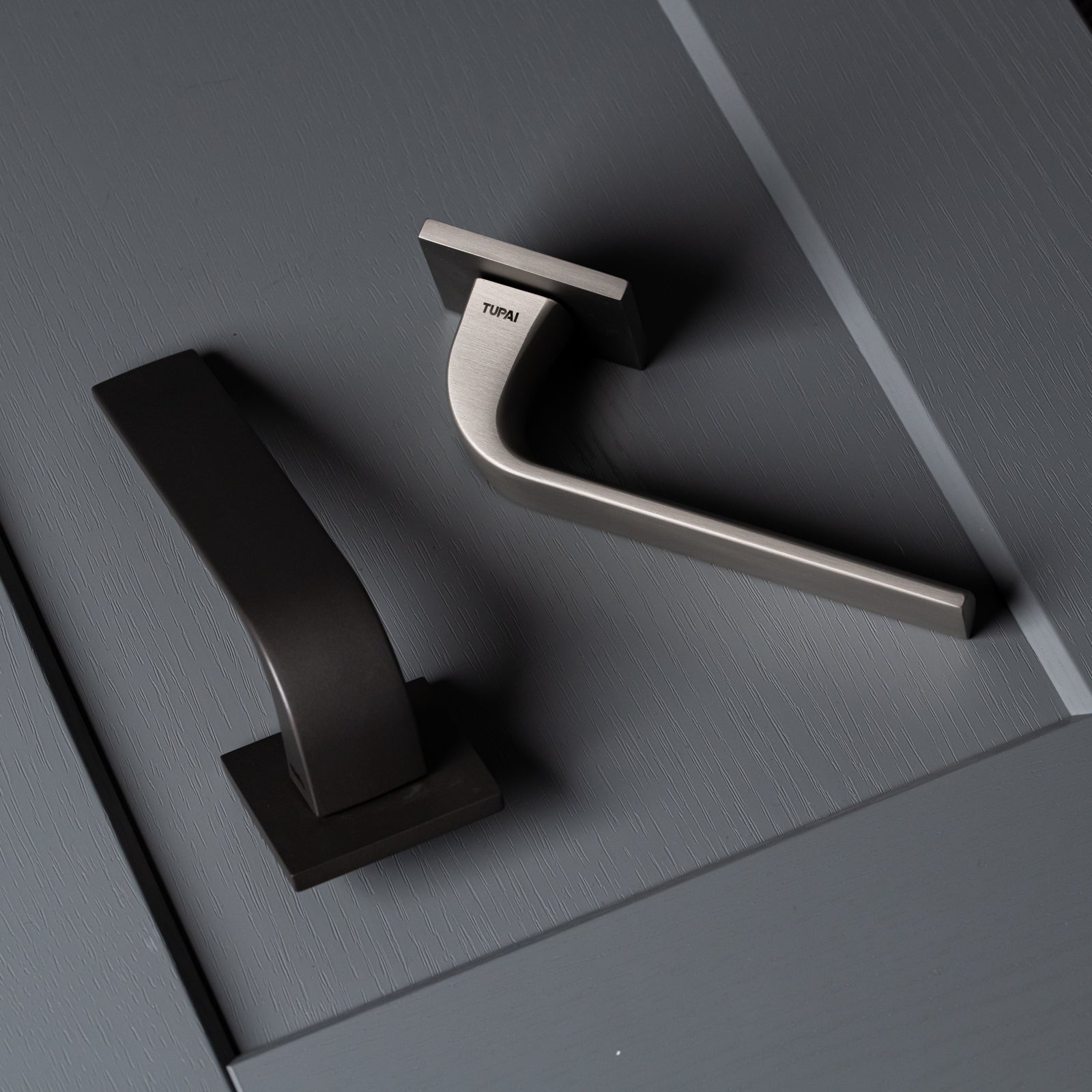 Ruivo Door Handle | Square Rose | Tupai | Suffolk Latch Company