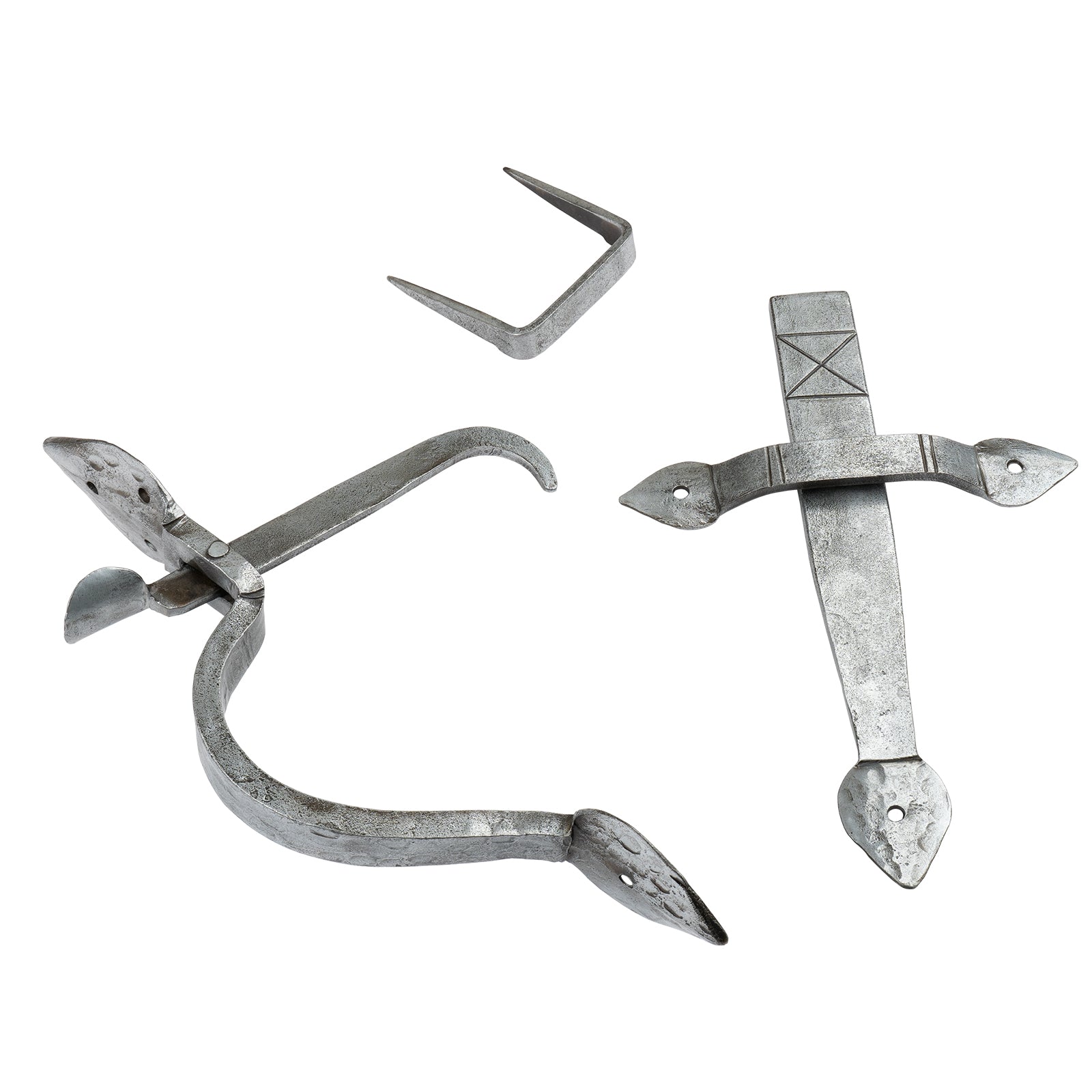 Tuscan Latch | Pewter Hand Forged | Thumb Latch | Door Furniture