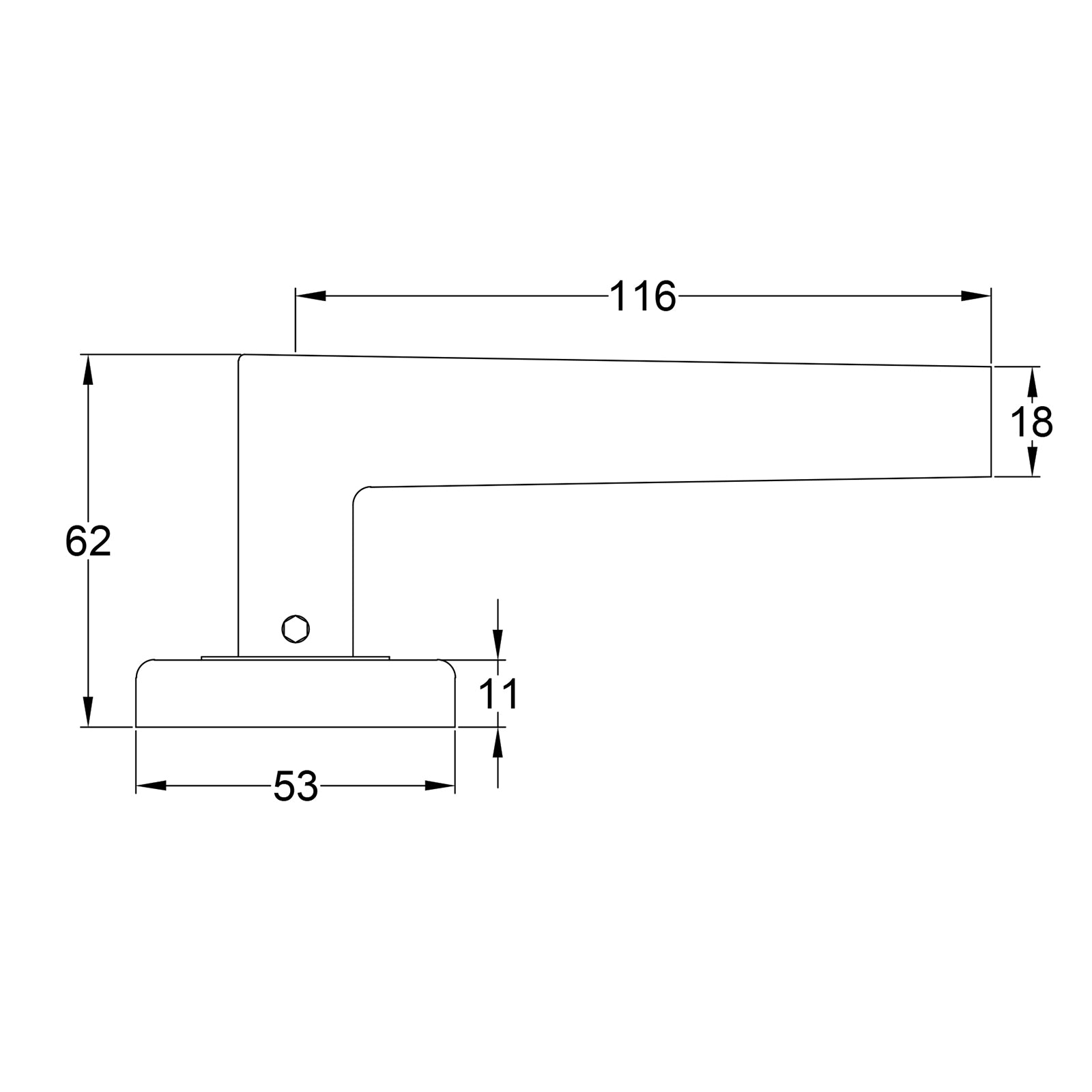 Gio Round Rose Door Handles | Lever On Rose Handles