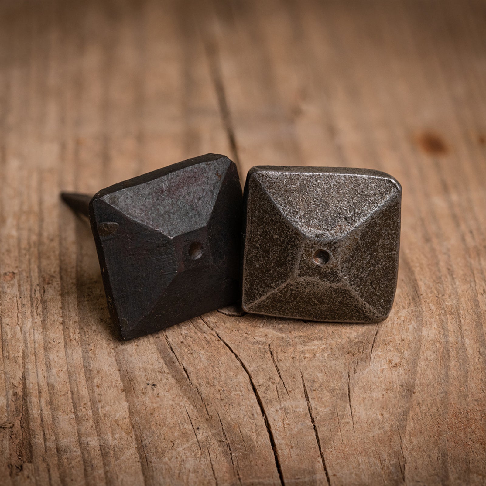 Hand Forged Square Door Stud | Traditional Ironmongery