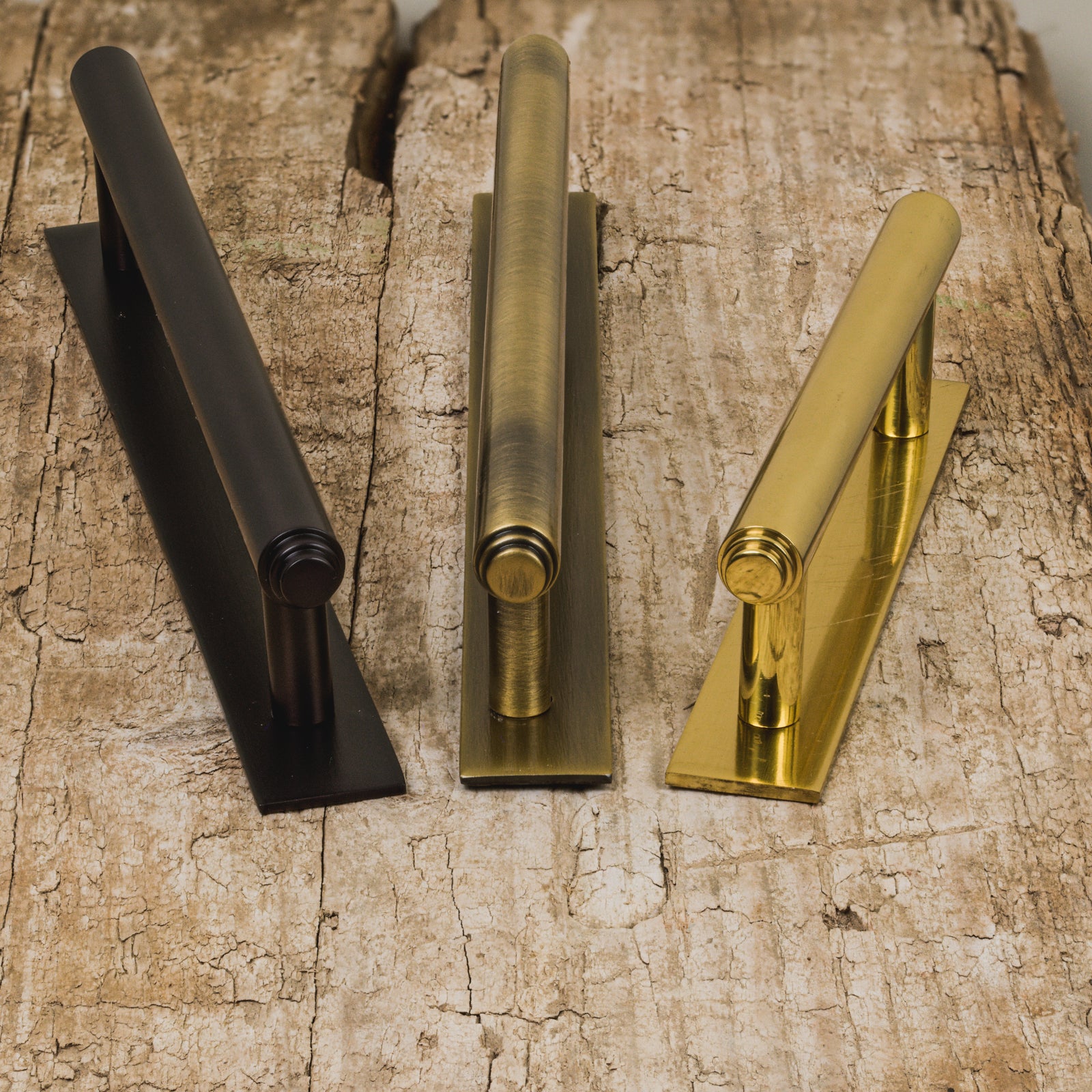 Step Pull Handles On Backplate | Cabinet Furniture